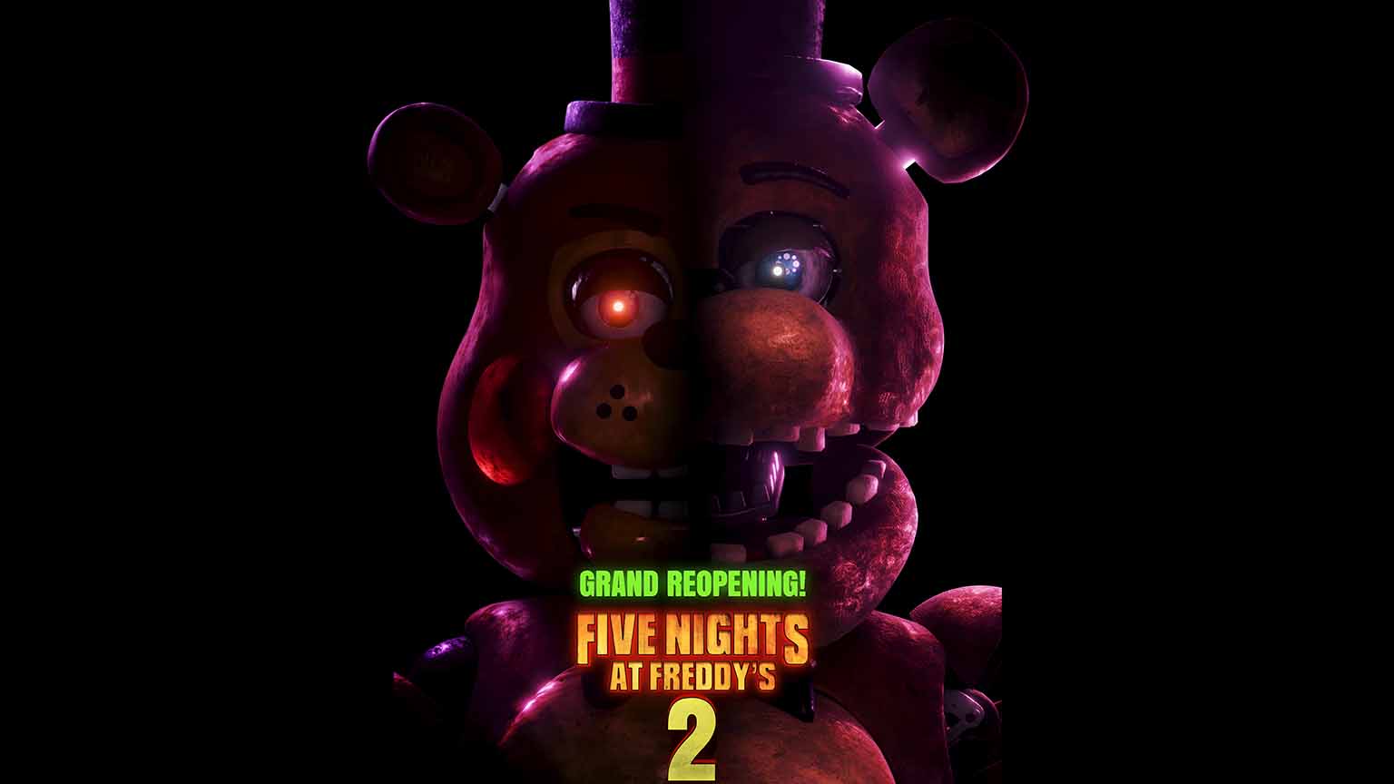 Free FNAF Toy Freddy Withered Two Face Desktop Wallpaper