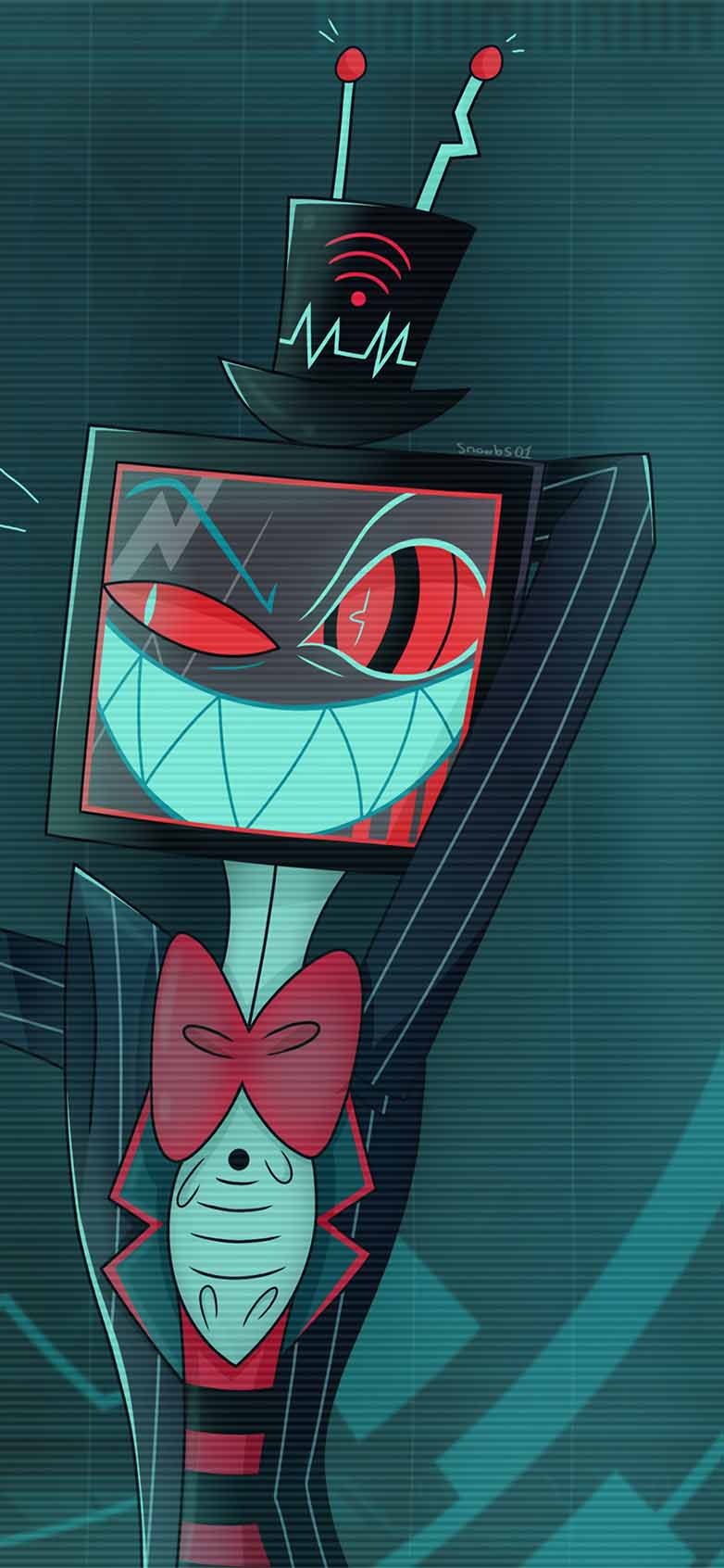 Hazbin Hotel Vox Digital Villain Wallpapers - Cartoon Wallpapers HD