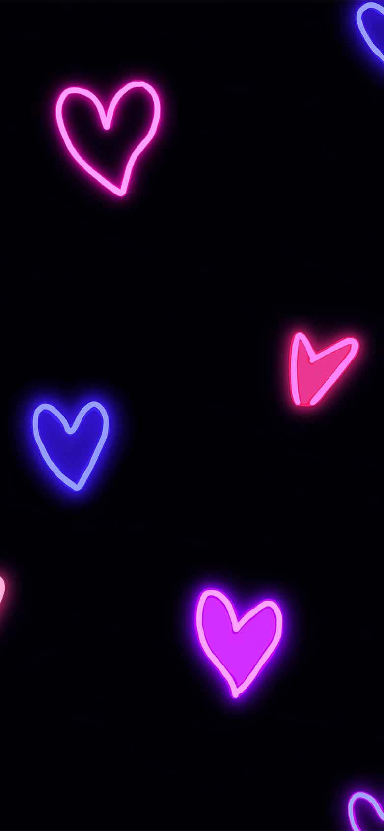 Neon Heart Aesthetic Love Wallpapers - Lovely Wallpapers iPhone