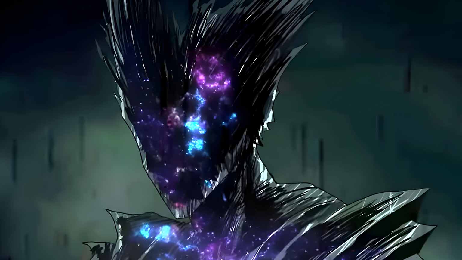 One Punch Man Cosmic Garou Galactic Form Desktop Wallpaper