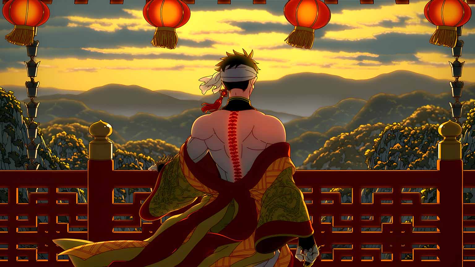 Record Of Ragnarok Qin Shi Huang Sunset Desktop Wallpaper 4k