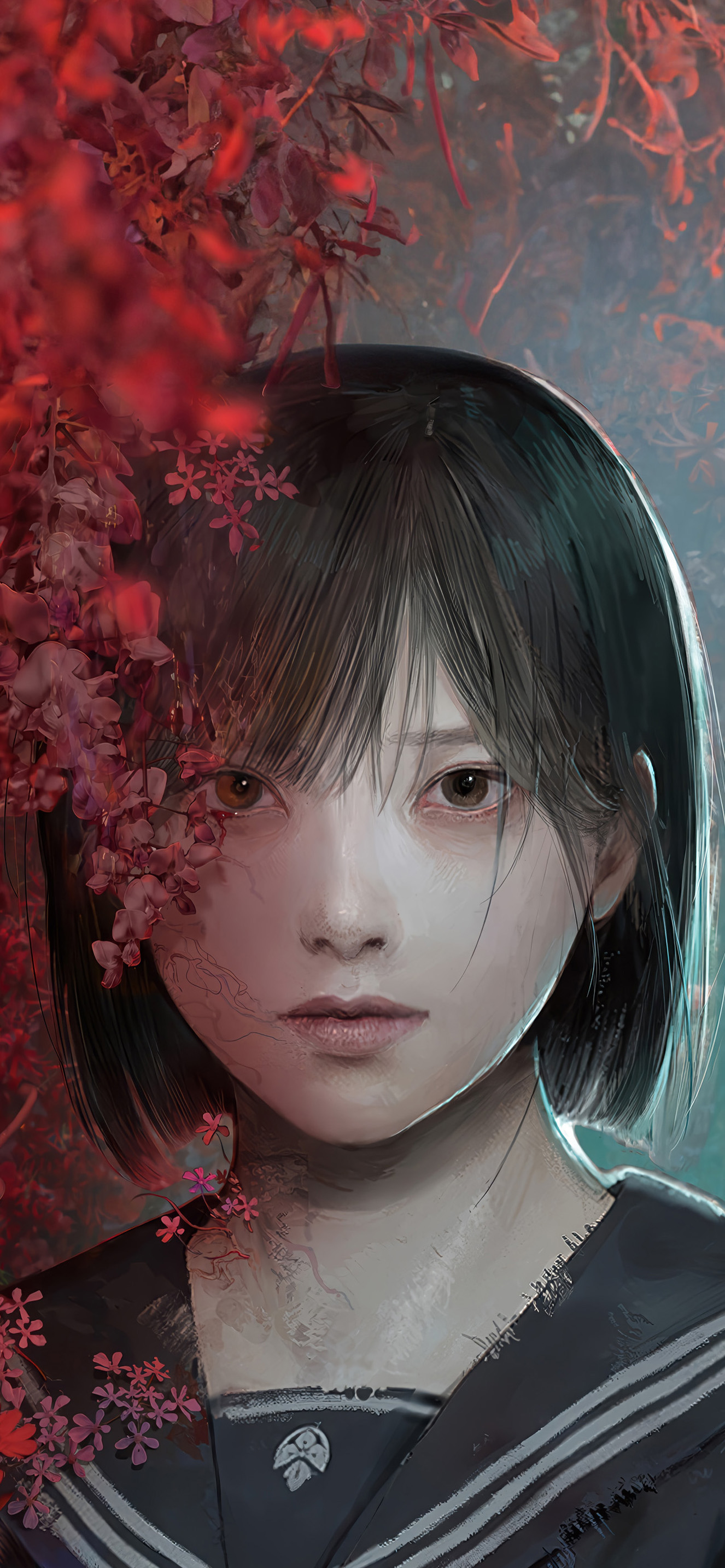 Silent Hill F Hinako Shimizu Horror Portrait Wallpapers iPhone HD