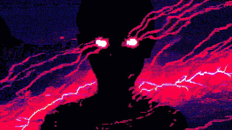 Stranger Things Eleven Glitch Power Void Desktop Wallpaper