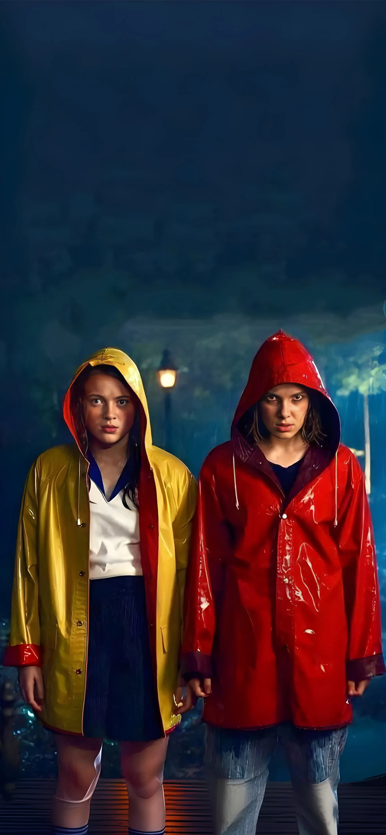 Stranger Things Eleven & Max Raincoat Wallpapers - Wallpapers HD