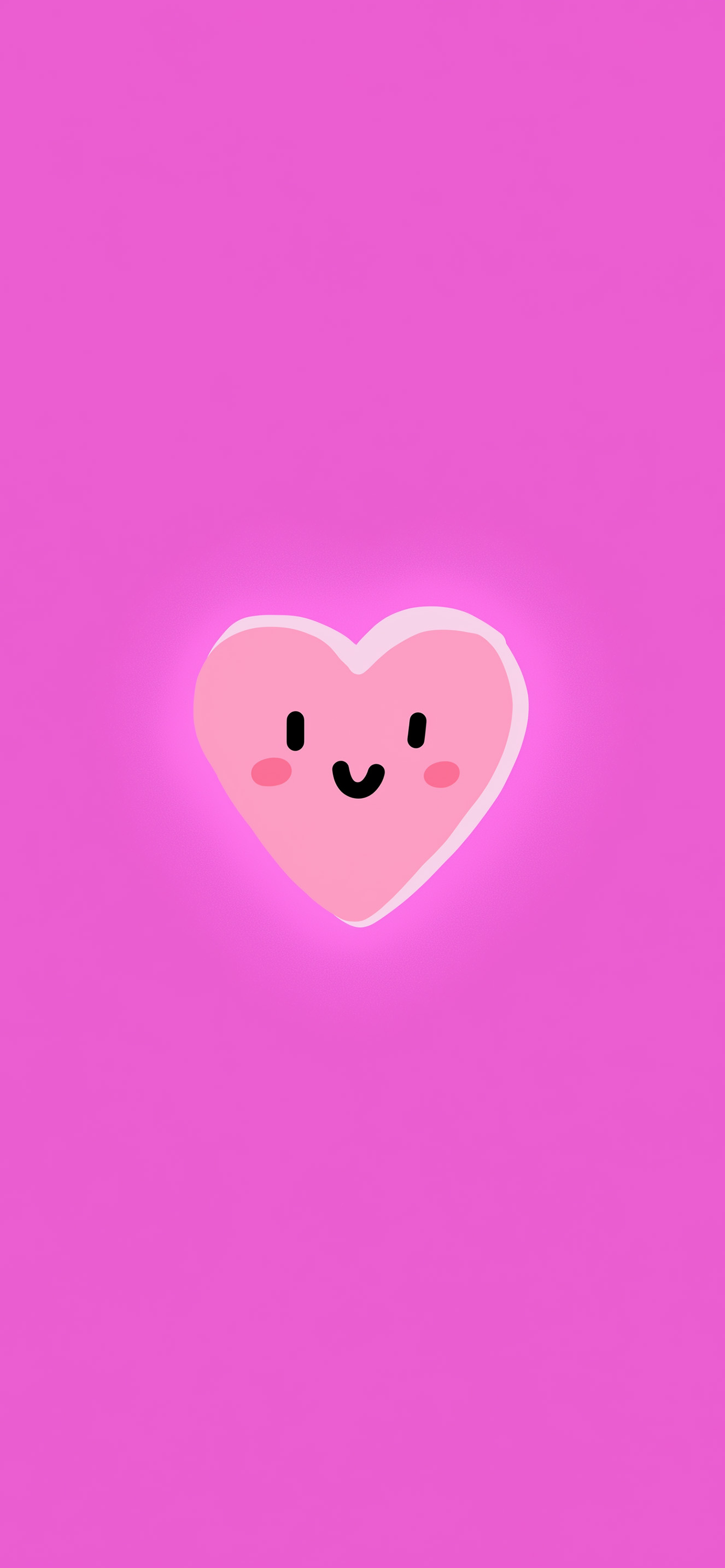 Cute Kawaii Pink Heart Wallpapers - Minimalist Love Wallpapers HD