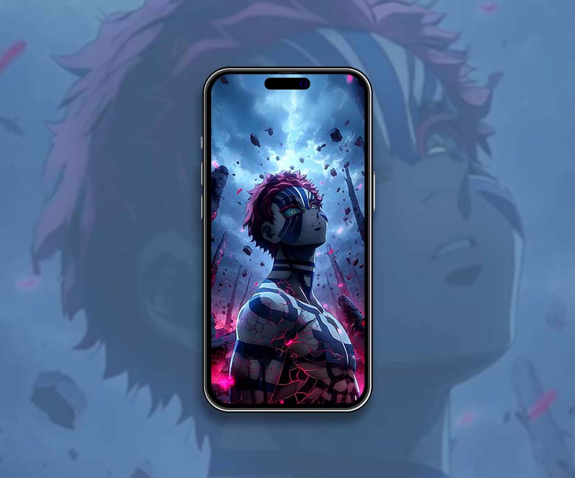 Demon Slayer Akaza Cosmic Power Wallpapers - Anime Wallpapers