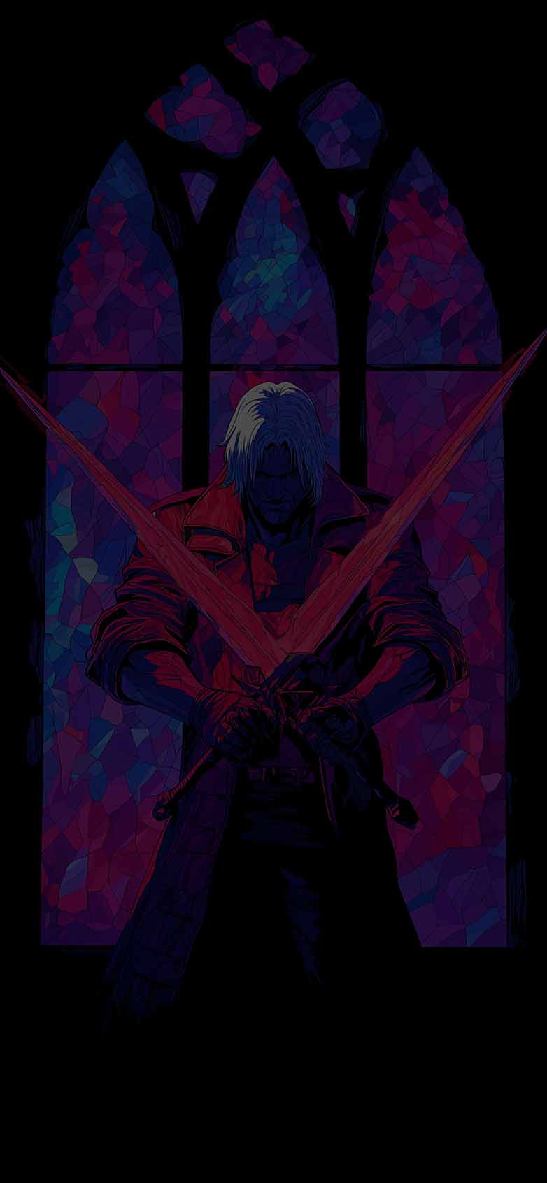 Devil May Cry Dante Neon Swords Wallpapers - Games Wallpapers