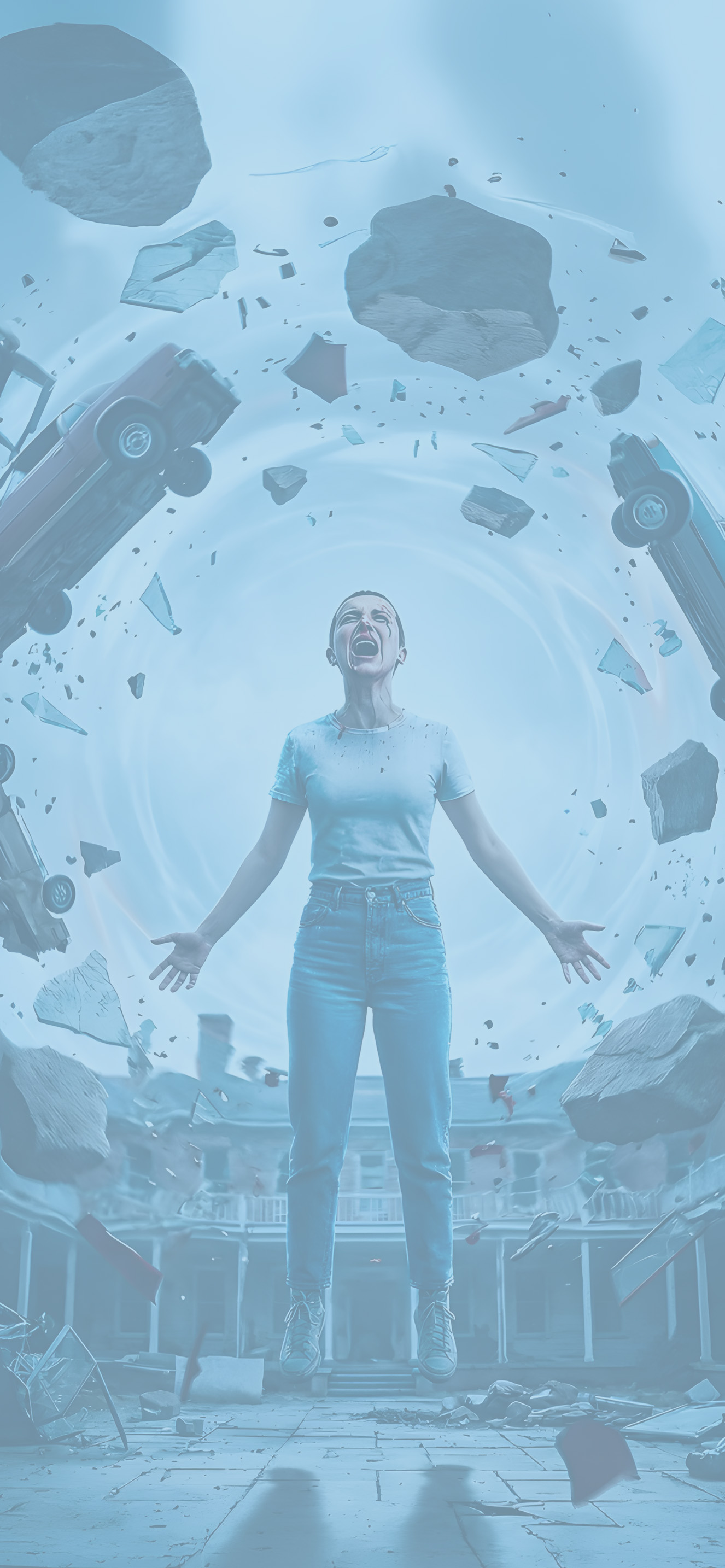 Eleven Stranger Things Telekinetic Car Storm Wallpapers iPhone