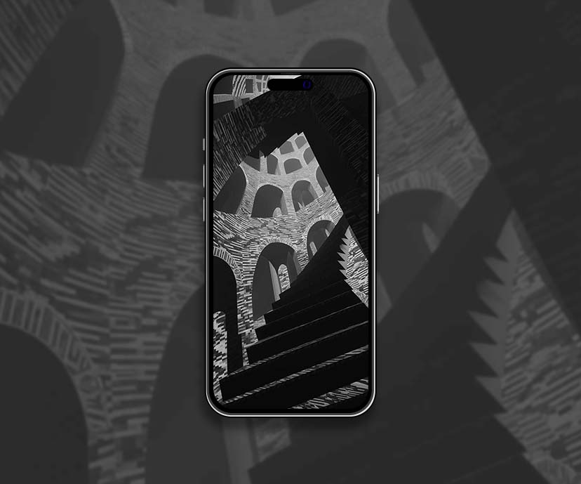 Escher Impossible Staircase Abstract Art Wallpapers - Wallpaper HD