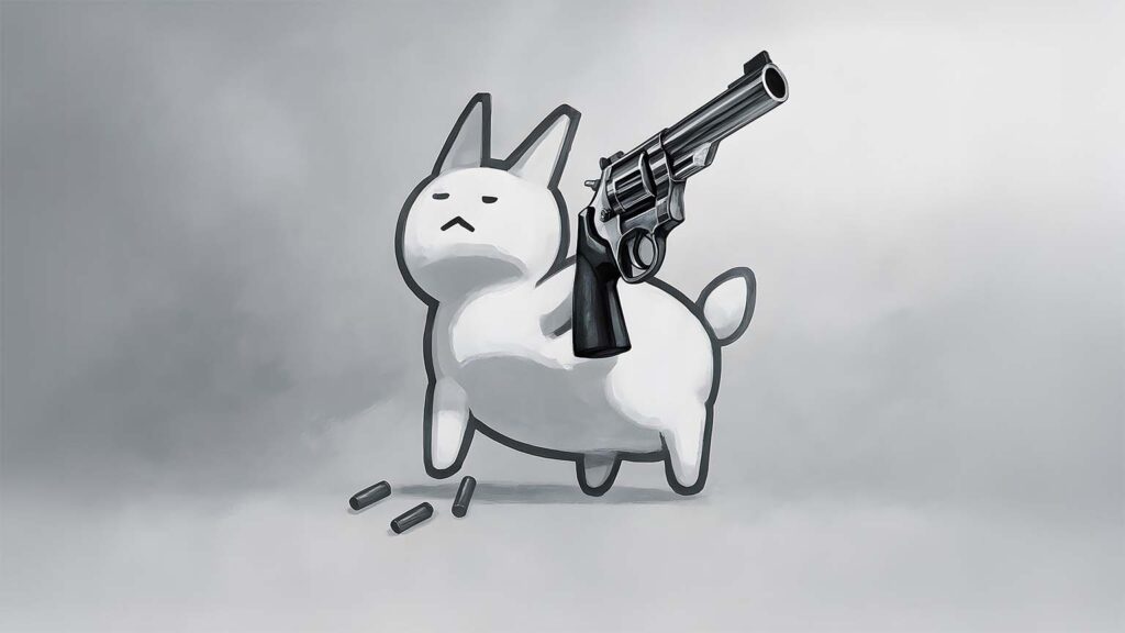 Gubby with Gun Roblox Meme Desktop Wallpaper - 4K Wallpapers