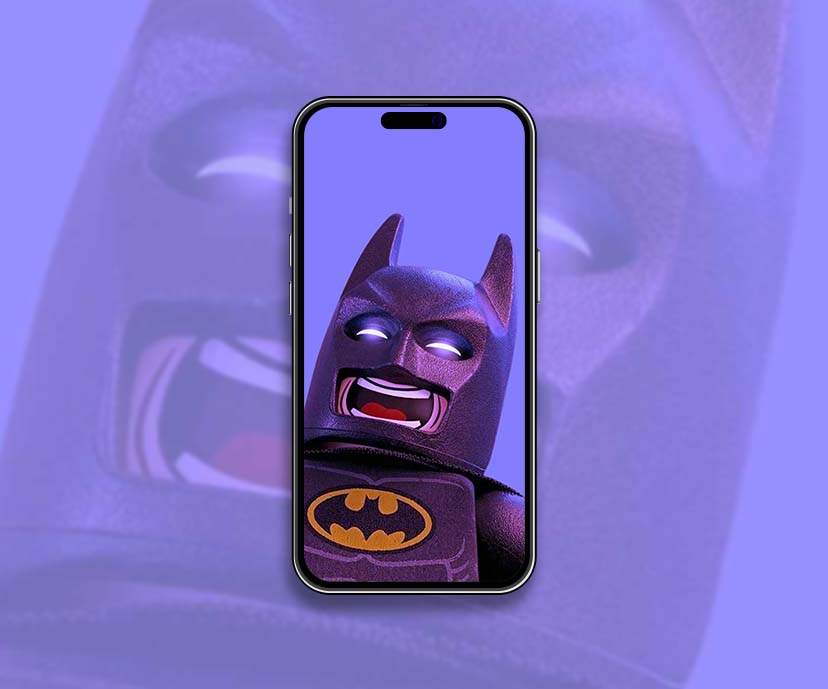 LEGO Batman Laughing Purple Wallpapers - Superhero Wallpapers