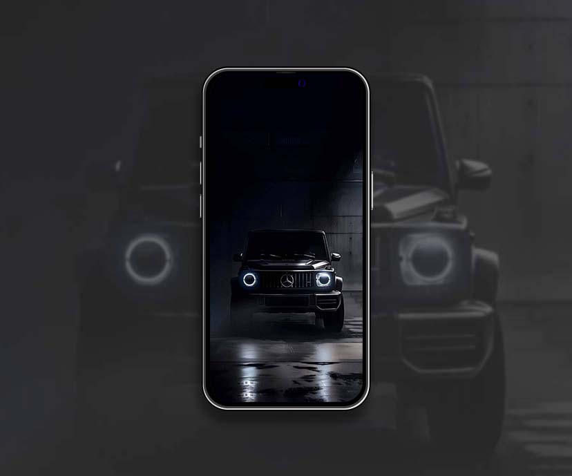 Mercedes G Wagon Front Dark Garage Wallpapers - HD Wallpapers