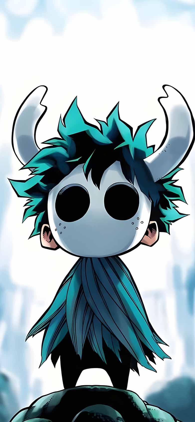 My Hero Academia Deku x Hollow Knight Crossover Wallpapers
