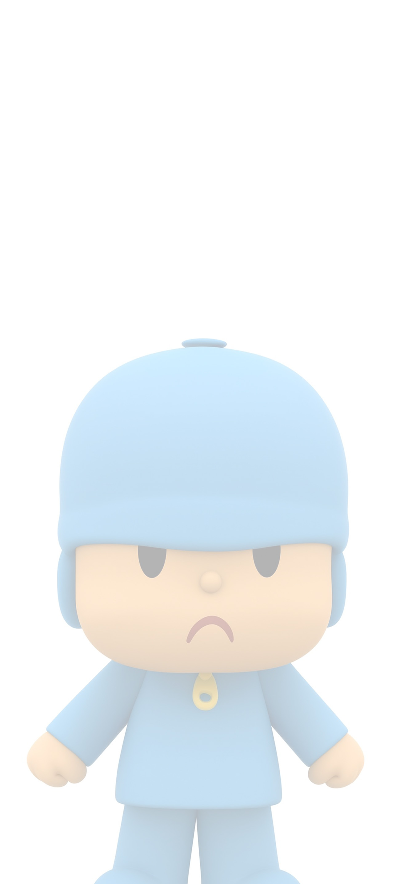 Pocoyo Angry Face White Wallpapers - Cartoons Wallpapers HD