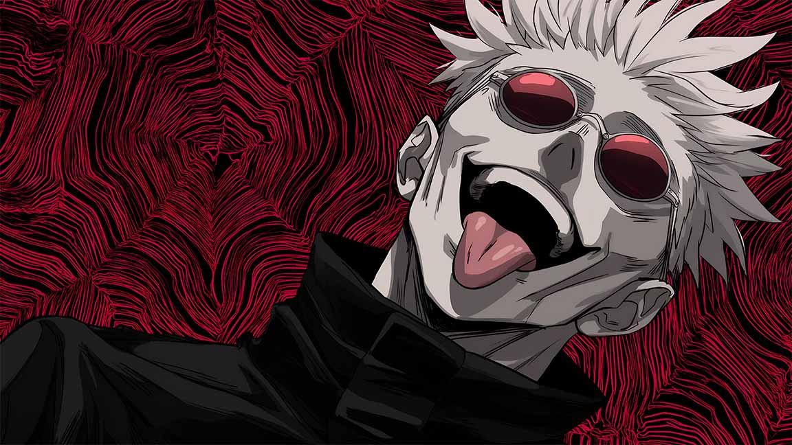 Satoru Gojo Goofy Face JJK Desktop Wallpaper - 4K Wallpapers