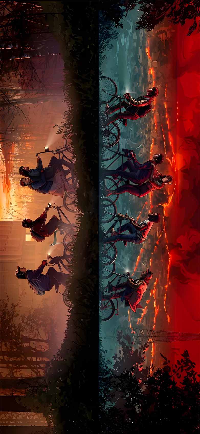 Stranger Things Upside Down Art Wallpapers - Horror Wallpaper HD