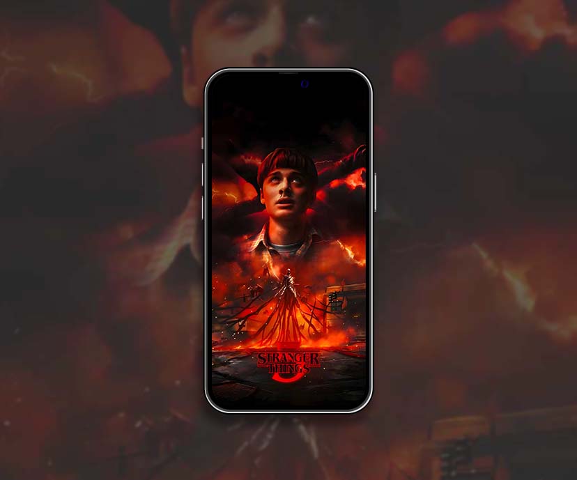 Stranger Things Will Byers Vecna Red Storm Wallpapers iPhone