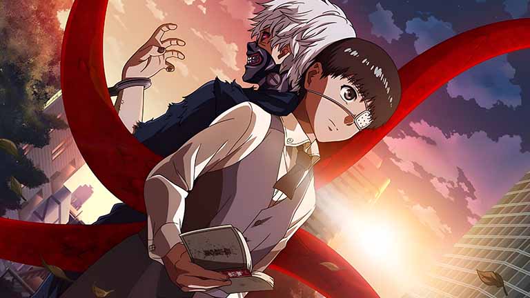 Tokyo Ghoul Kaneki Ken Dual Nature Sunset Desktop Wallpaper