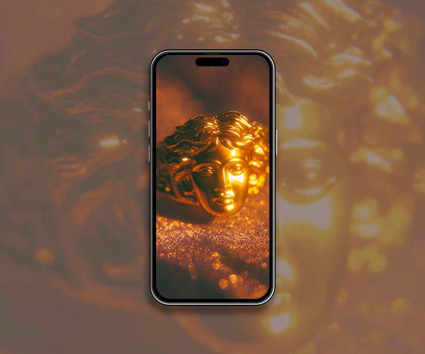 Versace Medusa Gold Ring Wallpapers - Luxury Phone Wallpapers