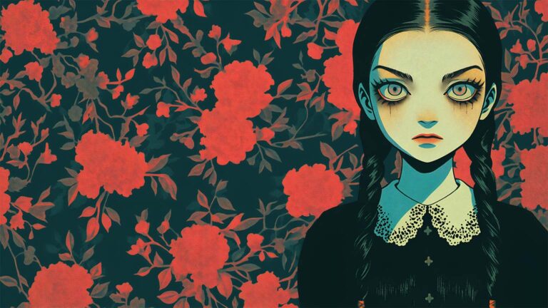 Wednesday Addams Gothic Desktop Wallpaper - 4K & HD Wallpaper