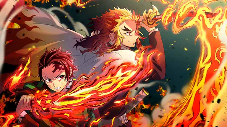 Kyojuro Rengoku Desktop Wallpaper 4K - Demon Slayer Wallpapers