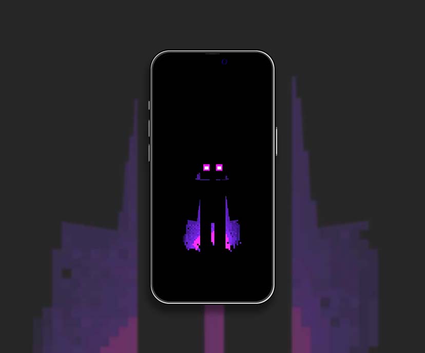 Minecraft Enderman Purple Eyes Dark Wallpapers - HD Wallpapers